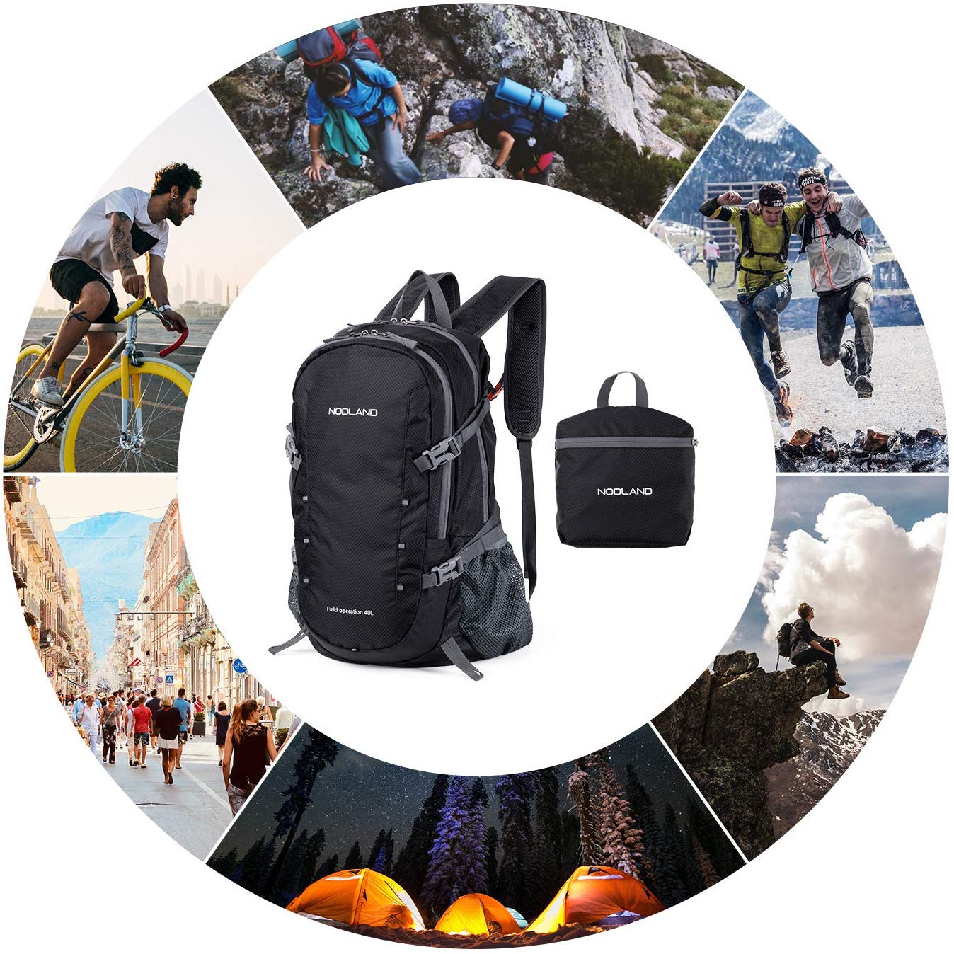 Nodland 40 Foldable Daypack – Sharkborough